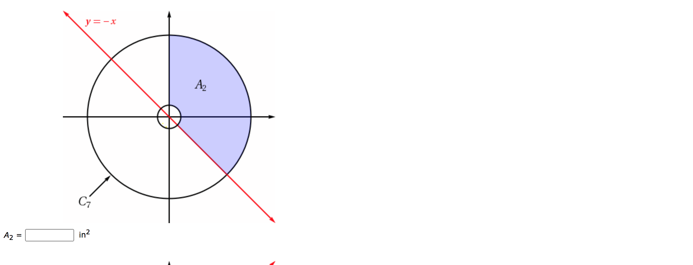 Solved Let C, be the circle of radius 7 inches centered at | Chegg.com