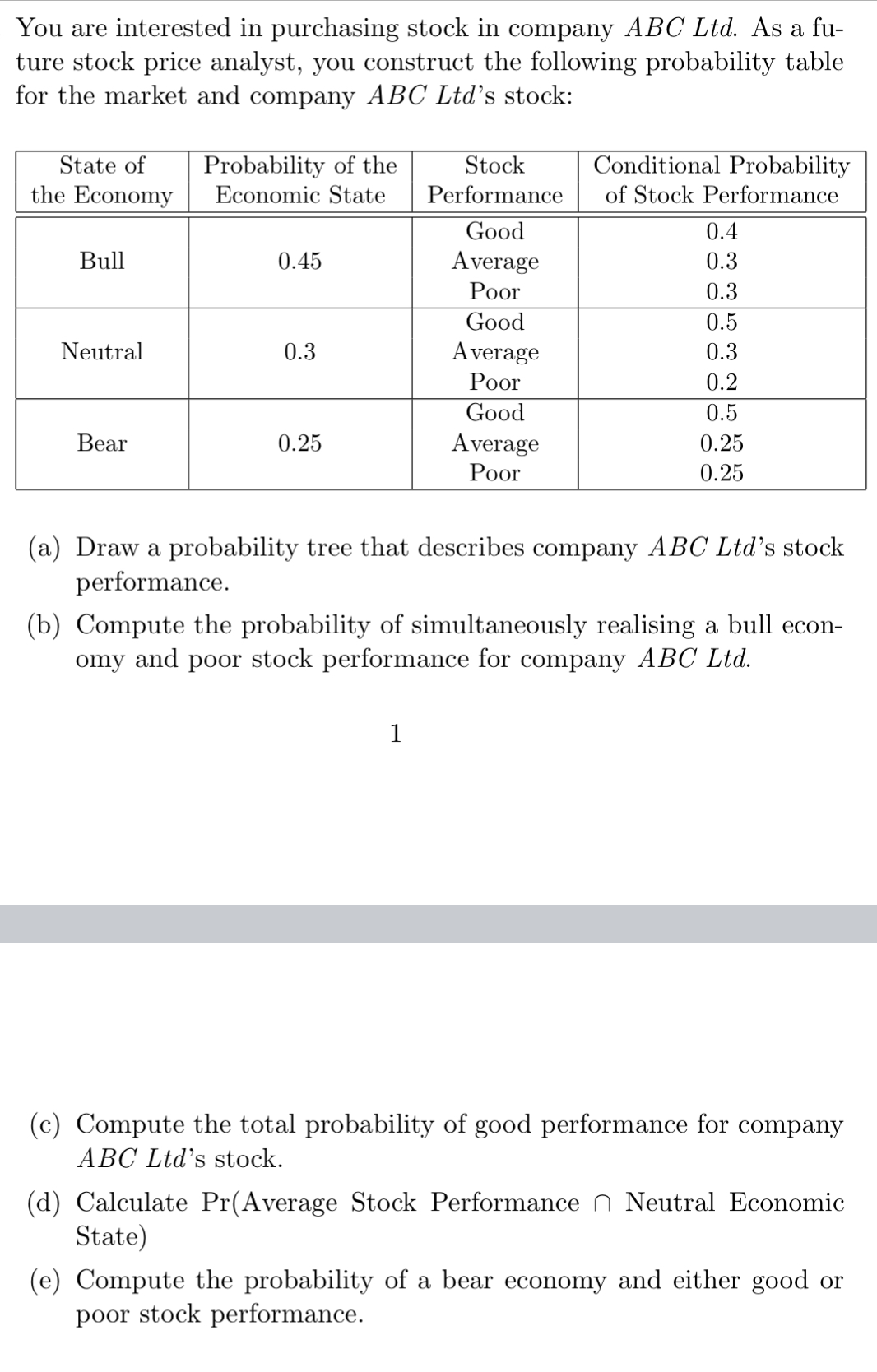 Solved You are interested in purchasing stock in company \\( | Chegg.com
