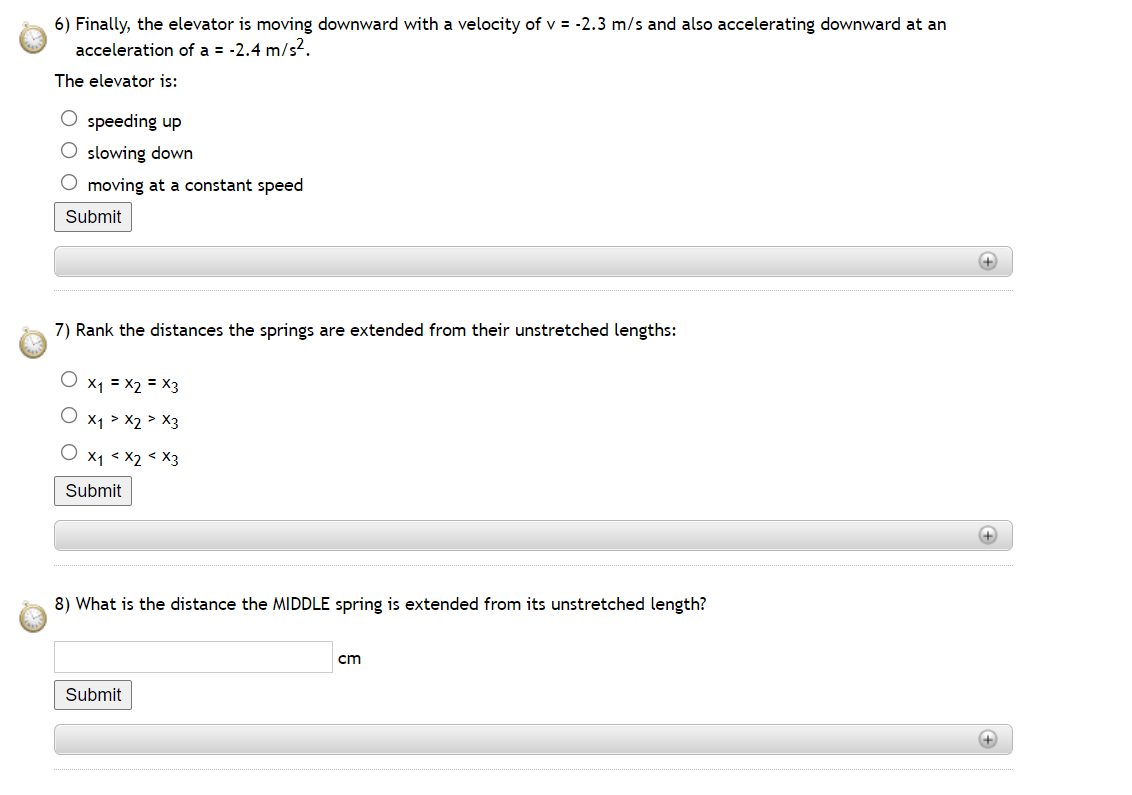 Solved m A single mass m1 = 3 kg hangs from a spring in a | Chegg.com