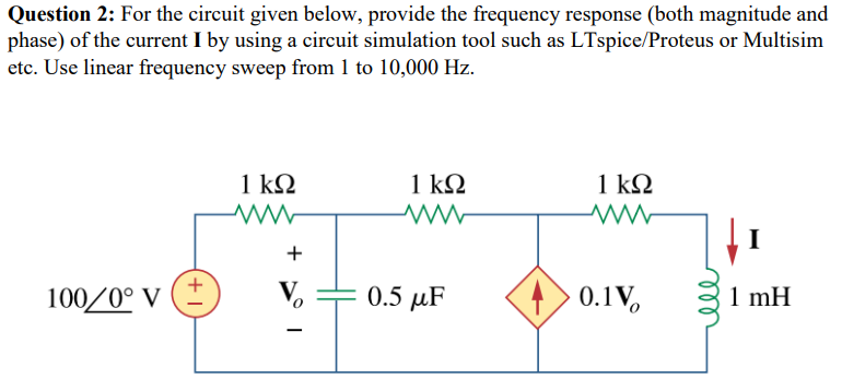 Solved please draw using "5spice" or "LTspice". and show | Chegg.com
