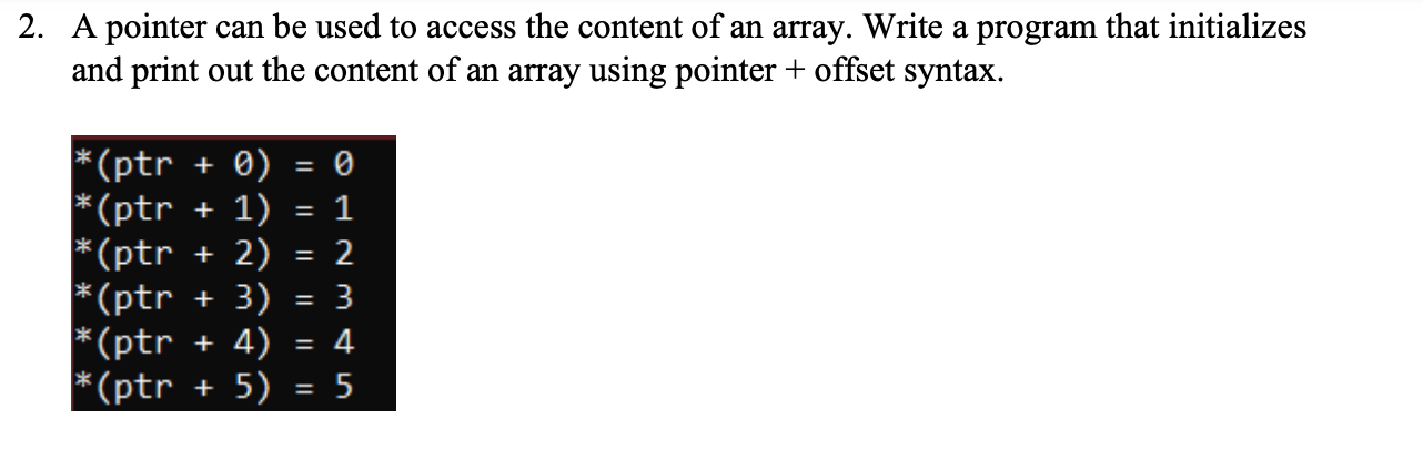Solved Write a program that consists of an integer variable | Chegg.com