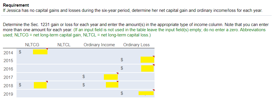 Solved Consider the following summary of Sec. 1231 gains and | Chegg.com