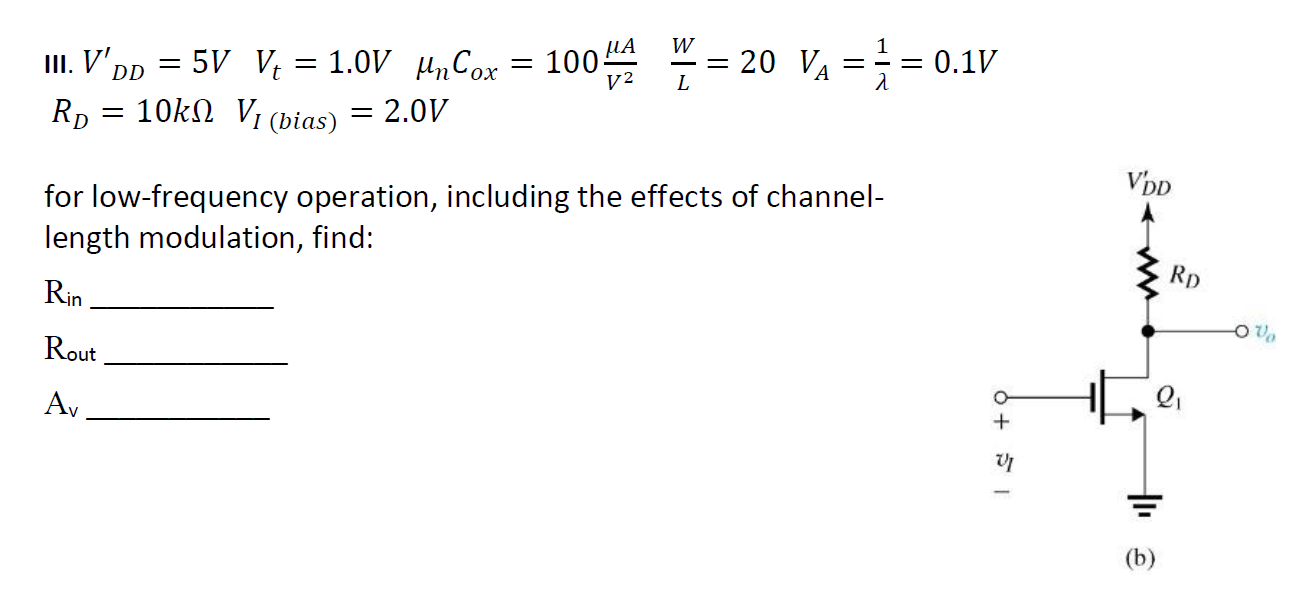 Solved III. | Chegg.com