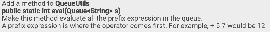 Solved Add a method to QueueUtils. Demo2 file cannot be | Chegg.com