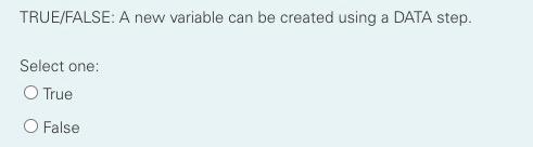Solved TRUE/FALSE: When copying a dataset, using a DROP | Chegg.com