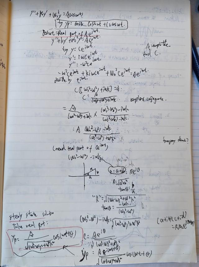 Solved Recall in class, for the differential equation | Chegg.com