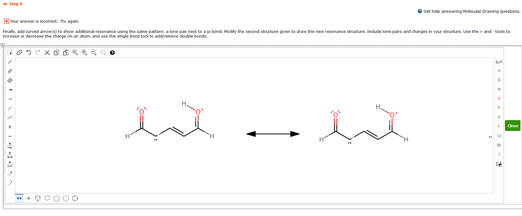 Solved Finally, add curved arrow(s) to show additional | Chegg.com