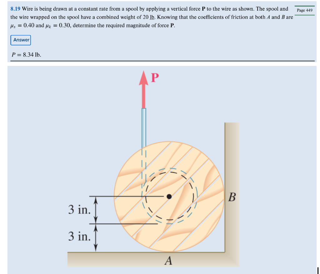 Solved 8.19 Wire is being drawn at a constant rate from a | Chegg.com