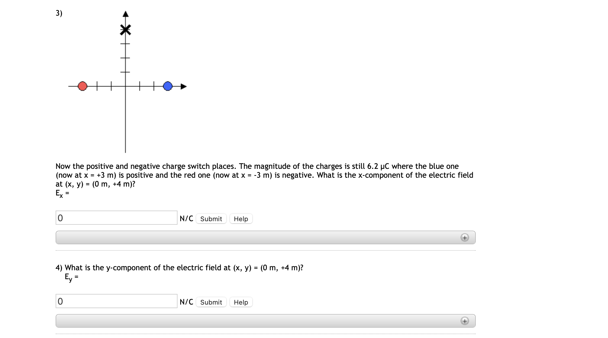 Solved Now the positive and negative charge switch places. | Chegg.com