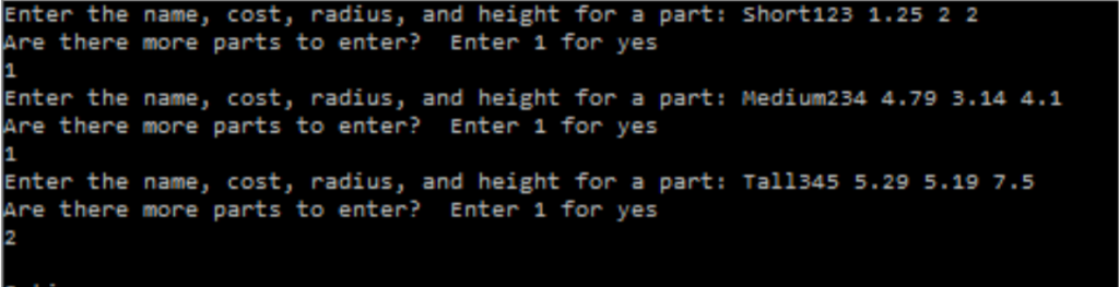 Solved This is part 1 of program 15. A manufacturer needs a | Chegg.com