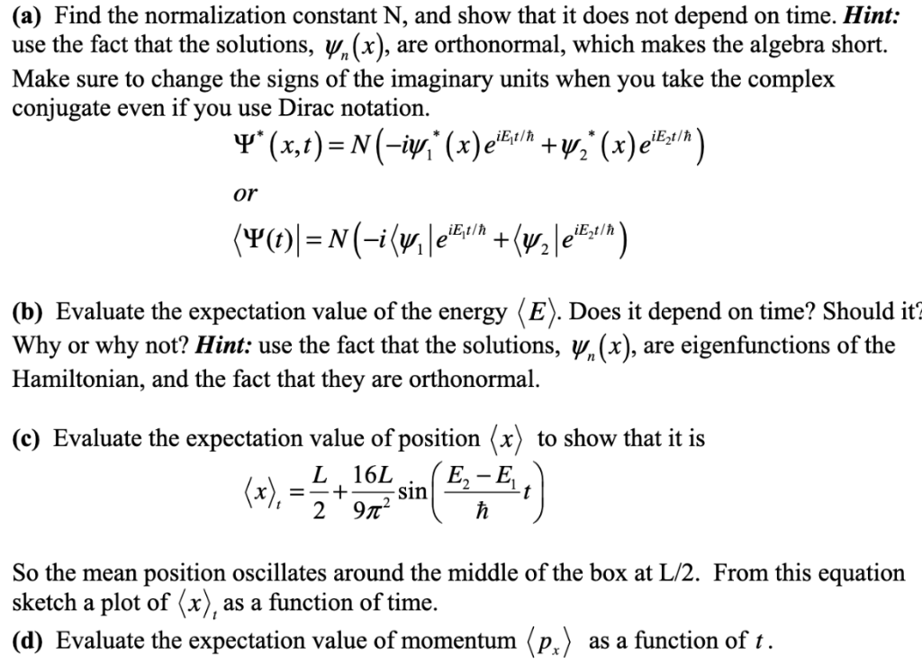 Solved 3.[A little easier if you use Dirac notation] Suppose | Chegg.com
