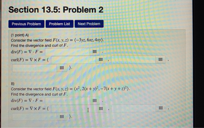Solved Section 13.5: Problem 2 Previous Problem Problem List | Chegg.com