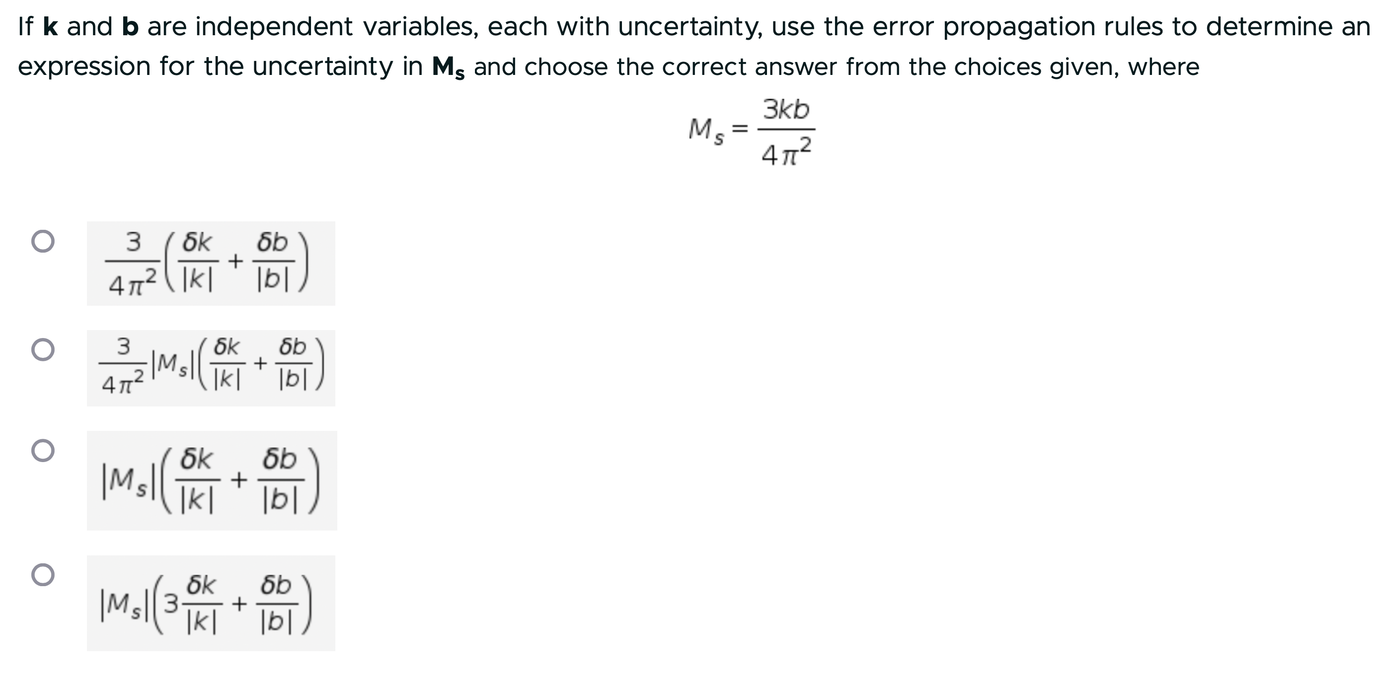 Solved fk and b are independent variables, each with | Chegg.com