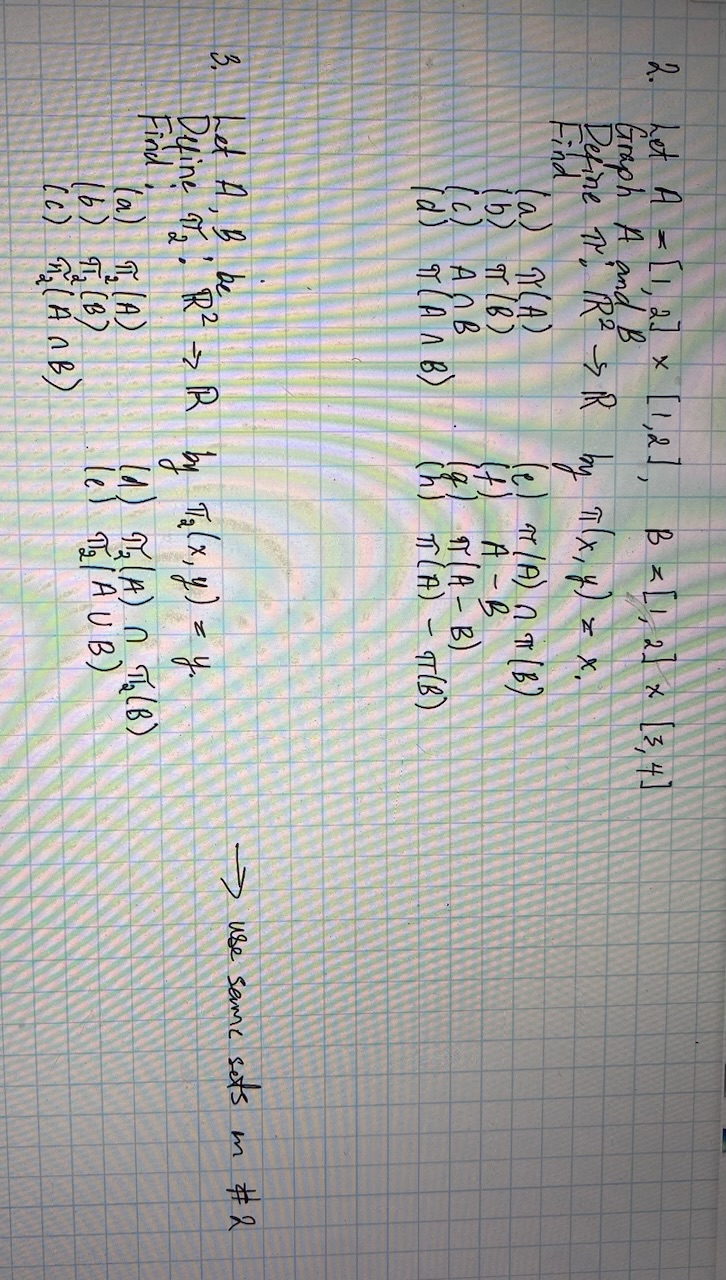 Solved 2 Let A [1 2]×[1 2] B [1 2]×[3 4] Graph A And B A