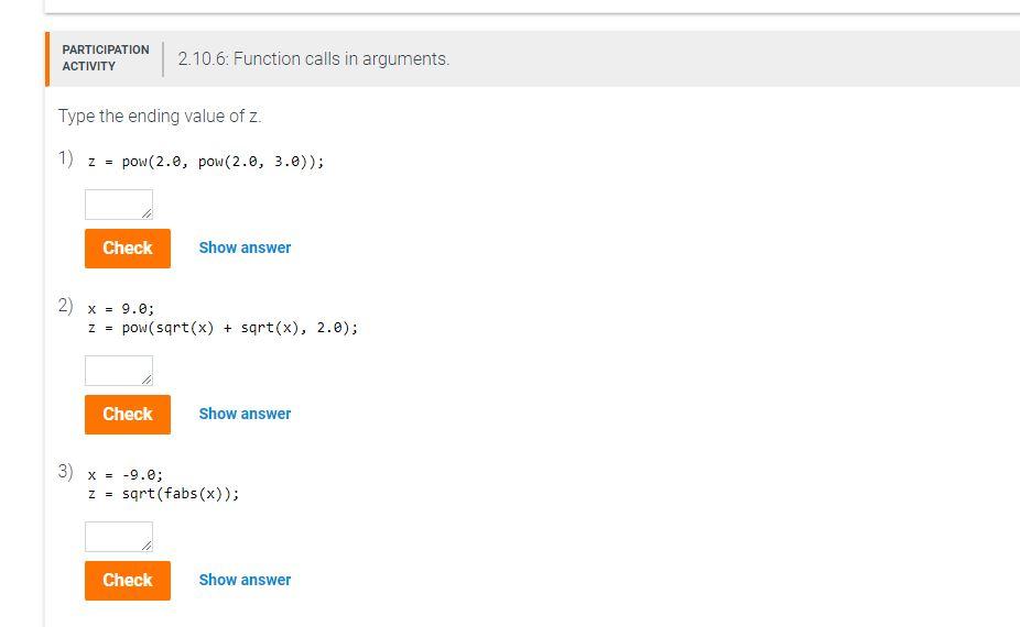 Solved Type the program's output \#include using namespace | Chegg.com