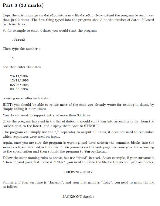 Solved NOTE : WRITE A CODE IN C LANGUAGE WITHOUT ANY ERRORS | Chegg.com
