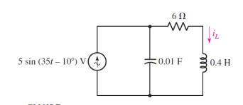 Solved Find iL(t) a) By using Phasor method b) By solving | Chegg.com