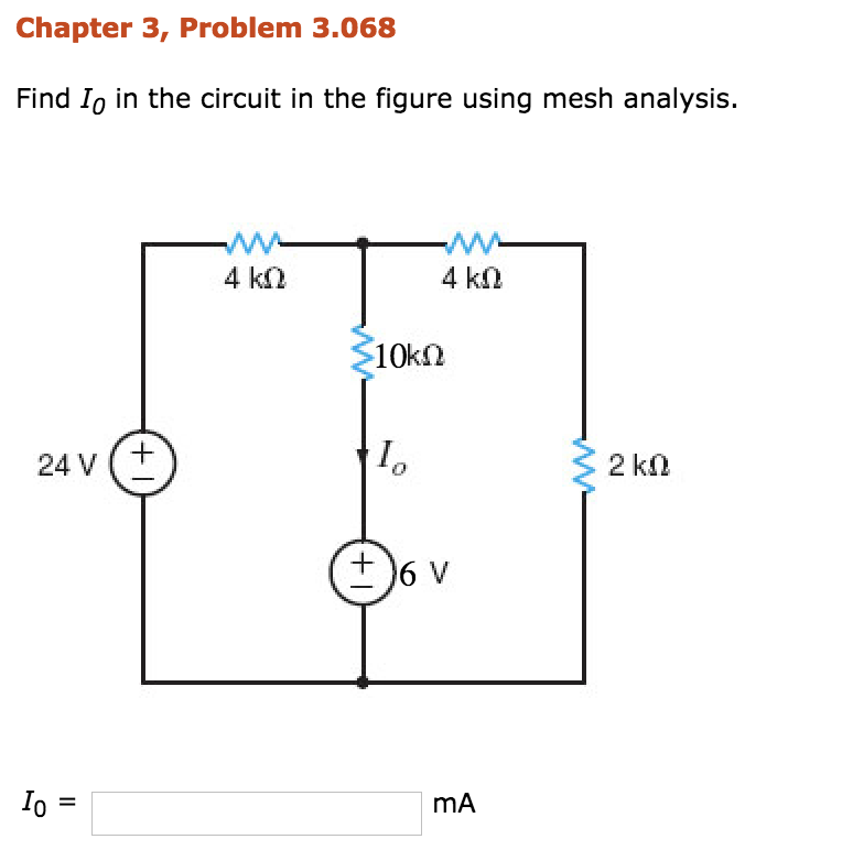 Solved Chapter 3, Problem 3.054 Use nodal analysis to find | Chegg.com
