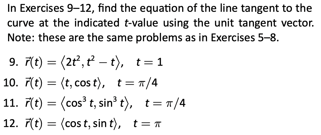 Solved In Exercises 9-12, find the equation of the line | Chegg.com