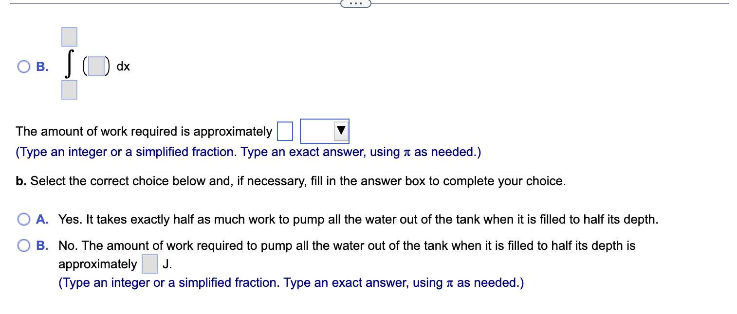 Solved A water tank, shown to the right, is shaped like an | Chegg.com
