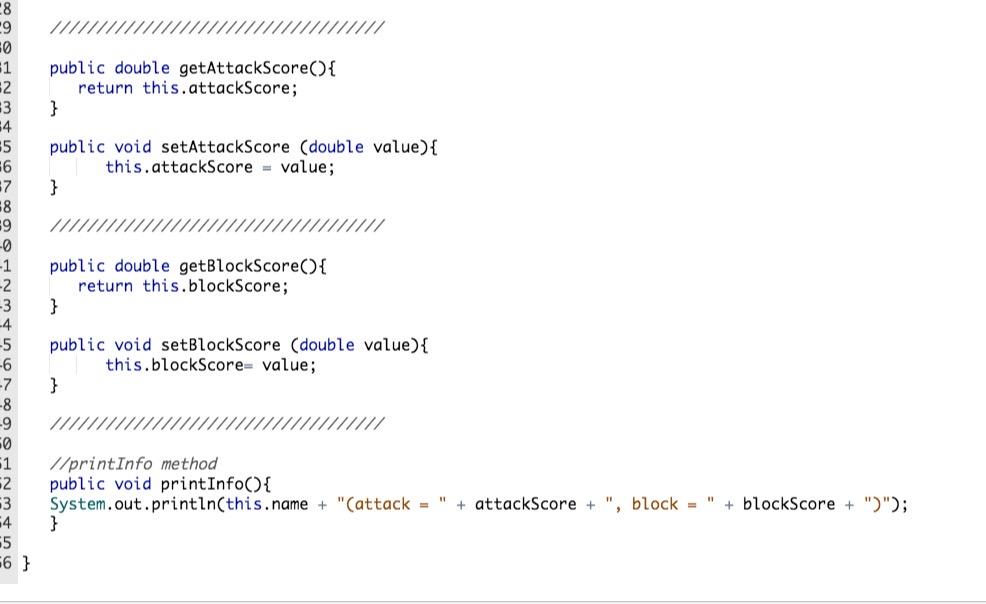 Solved Part 1 - Implement the Player Class In a file named | Chegg.com