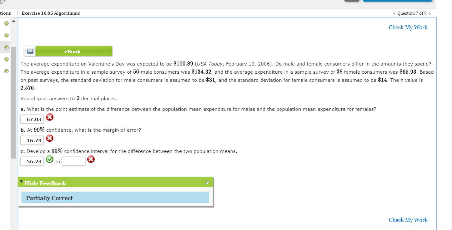 Solved tions Exercise 10.05 Algorithmic Question 7 of 9 | Chegg.com
