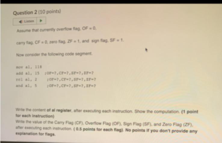 Solved need this ASAPit’s kinda blurry but its mov al, | Chegg.com