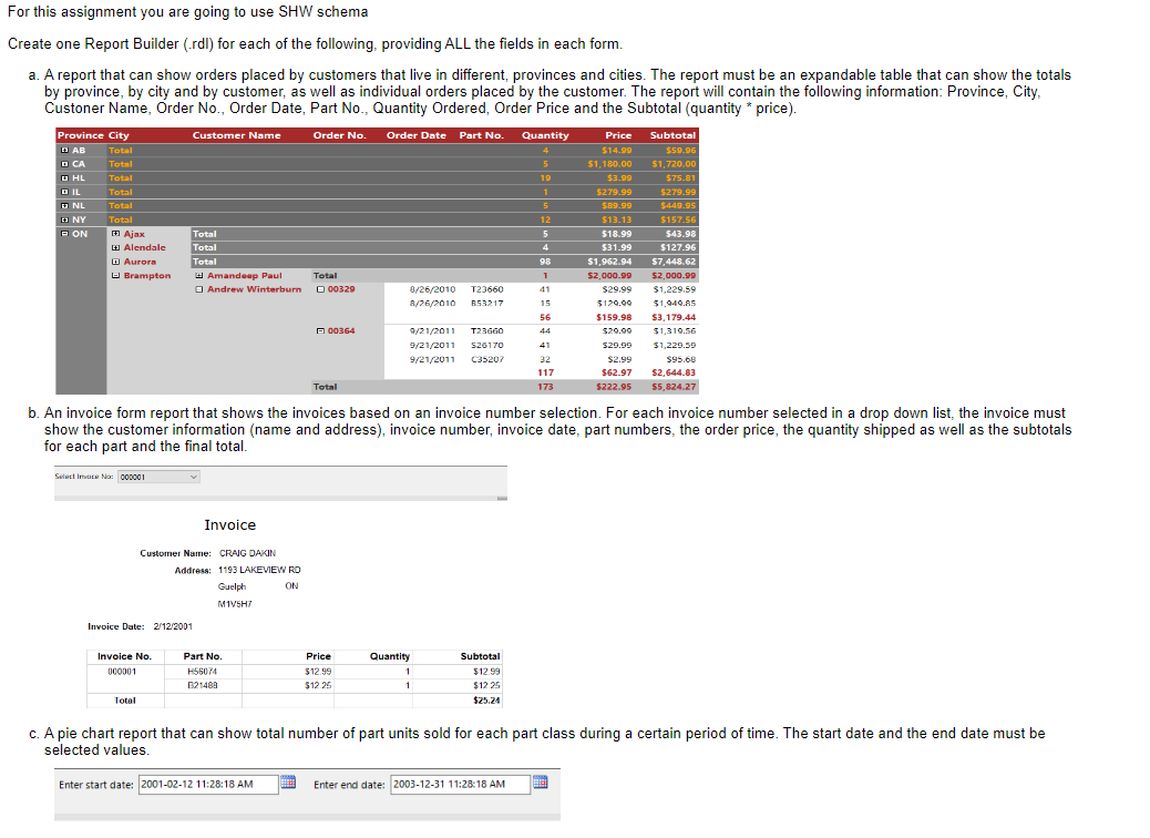 Solved For this assignment you are going to use SHW schema | Chegg.com