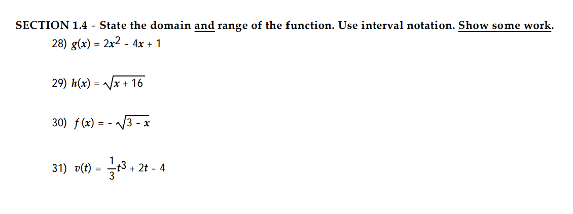 Solved I do not need each problem solved I just need to | Chegg.com