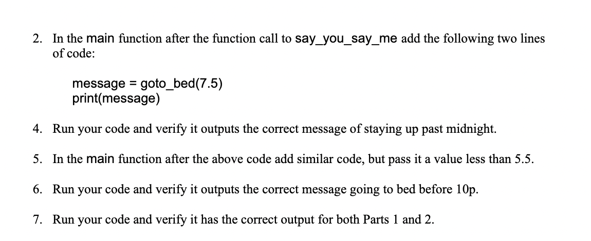 Solved D. Part 2 - Make a decision and return a value from a | Chegg.com