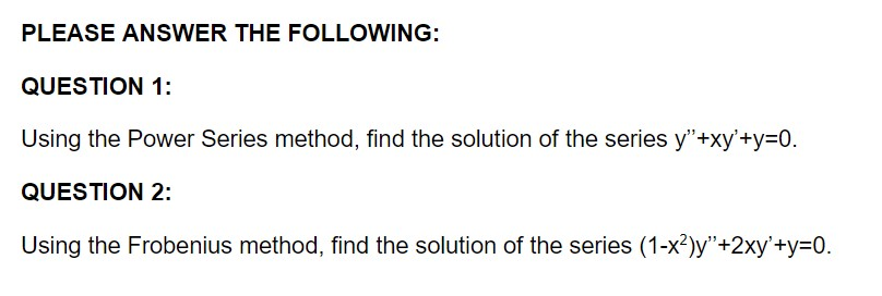 Solved PLEASE ANSWER THE FOLLOWING: QUESTION 1: Using the | Chegg.com