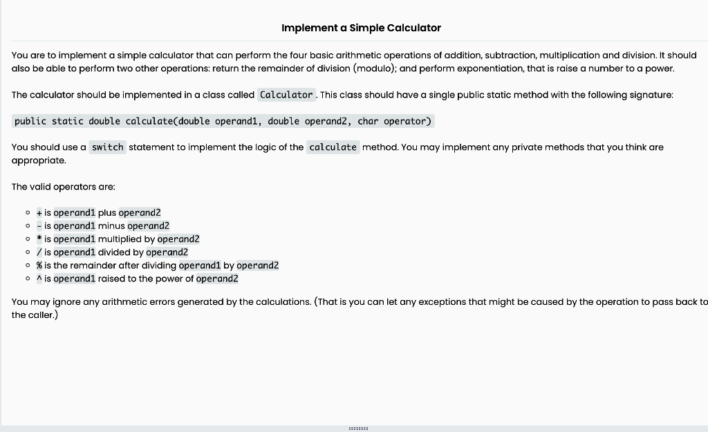 Solved Can anyone help me with this code in JAVA? I'm not | Chegg.com