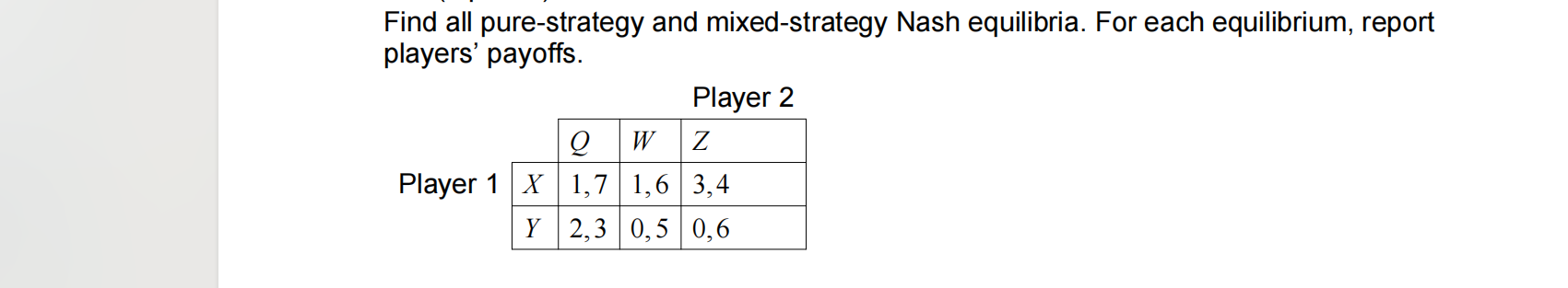 Solved Find all pure-strategy and mixed-strategy Nash | Chegg.com
