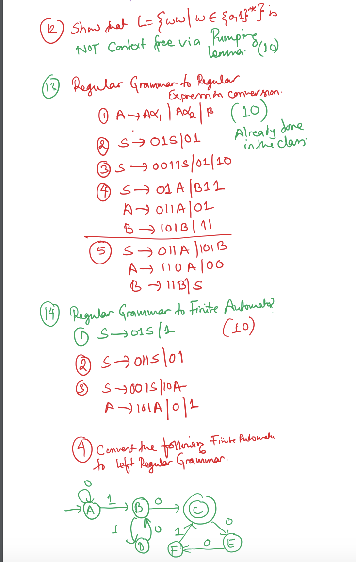Solved by an EXPERT (12) ﻿Show that L={ωω|ωin{0,1}*} isNOT Context free | Chegg.com