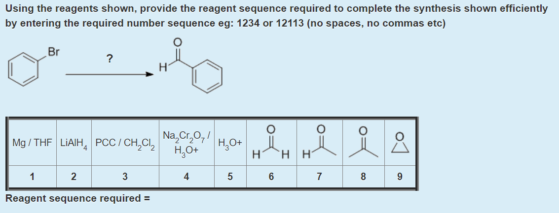Solved Using the reagents shown, provide the reagent | Chegg.com
