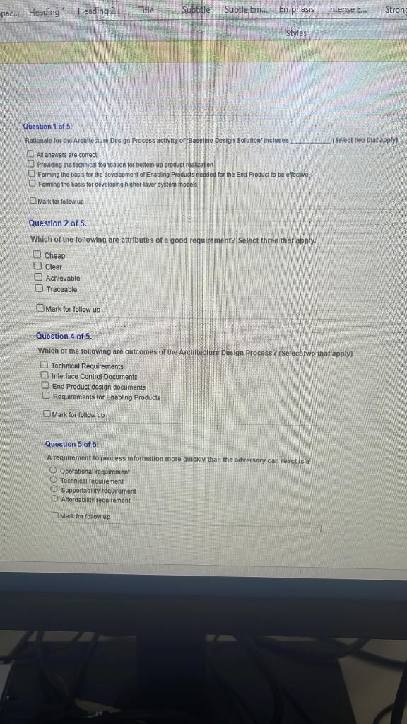 Solved Rationale for the Arehitecture Design Process | Chegg.com