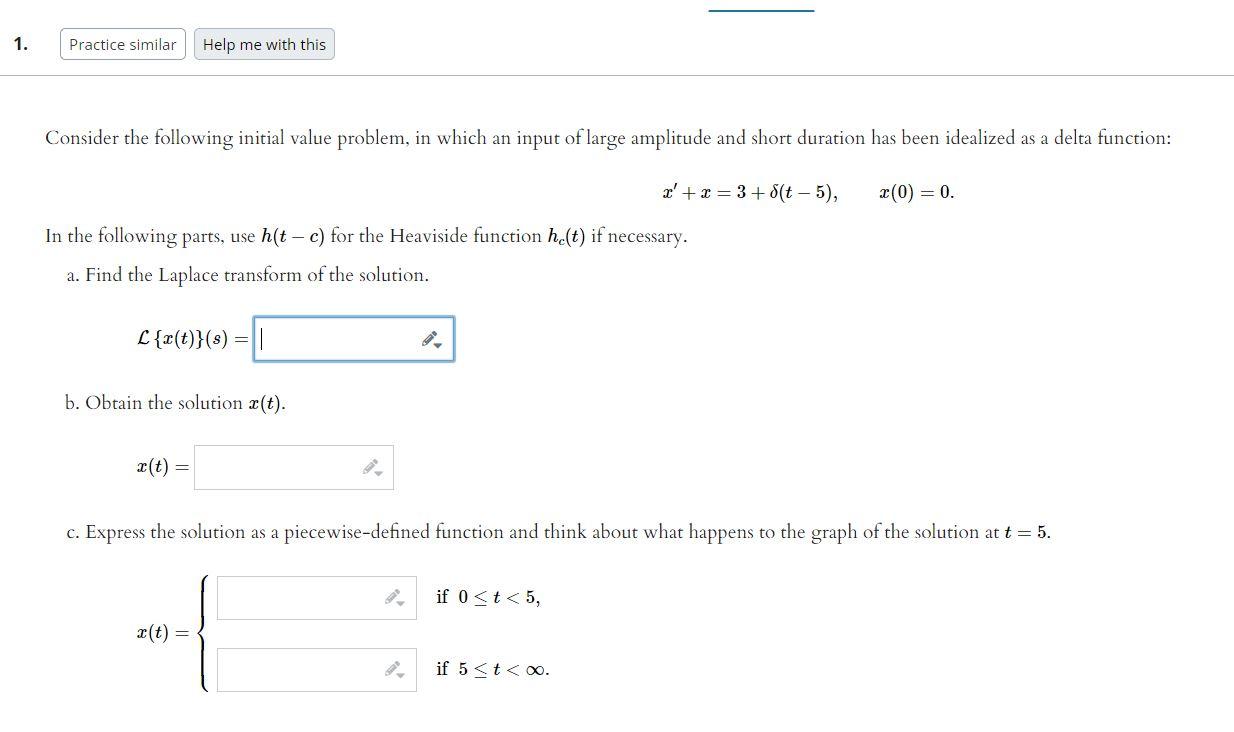 Solved 1. Practice similar Help me with this Consider the | Chegg.com