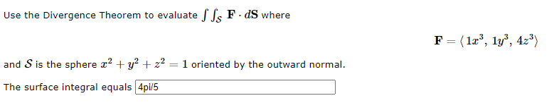 Solved Use the Divergence Theorem to evaluate ∬SF⋅dS where | Chegg.com