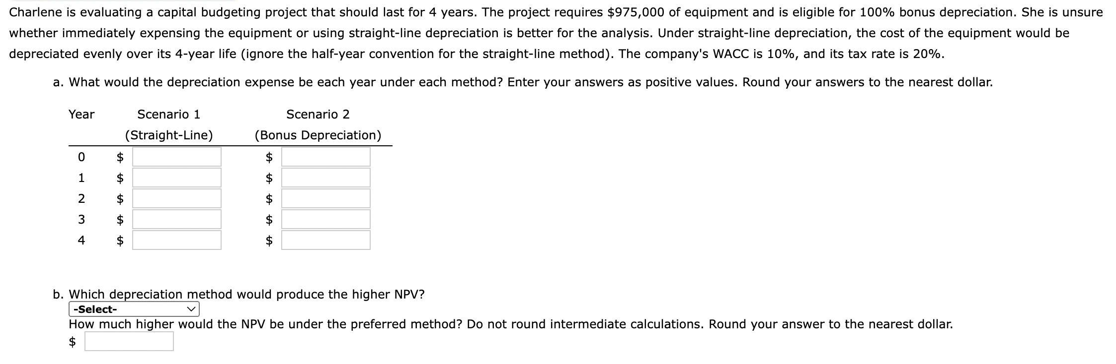 Solved Charlene is evaluating a capital budgeting project | Chegg.com