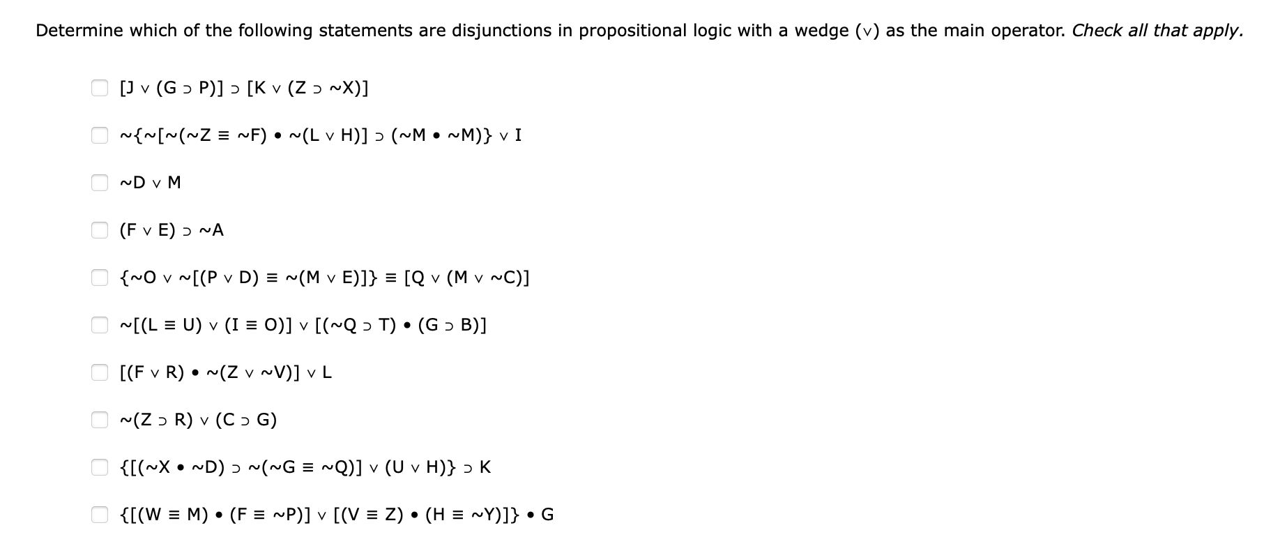 Solved Determine which of the following statements are | Chegg.com
