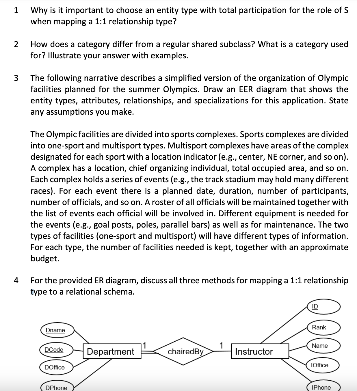 Solved 1 ﻿Why is it important to choose an entity type with | Chegg.com