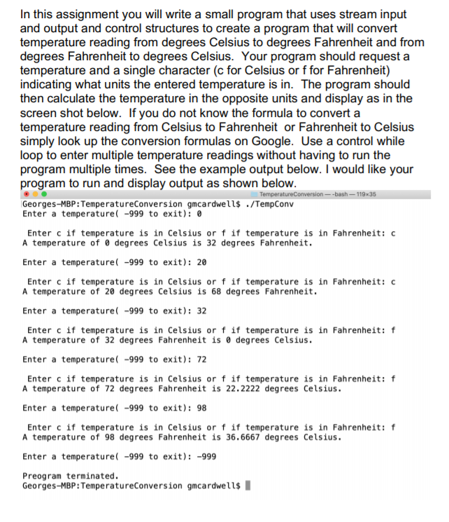 Solved In this assignment you will write a small program | Chegg.com