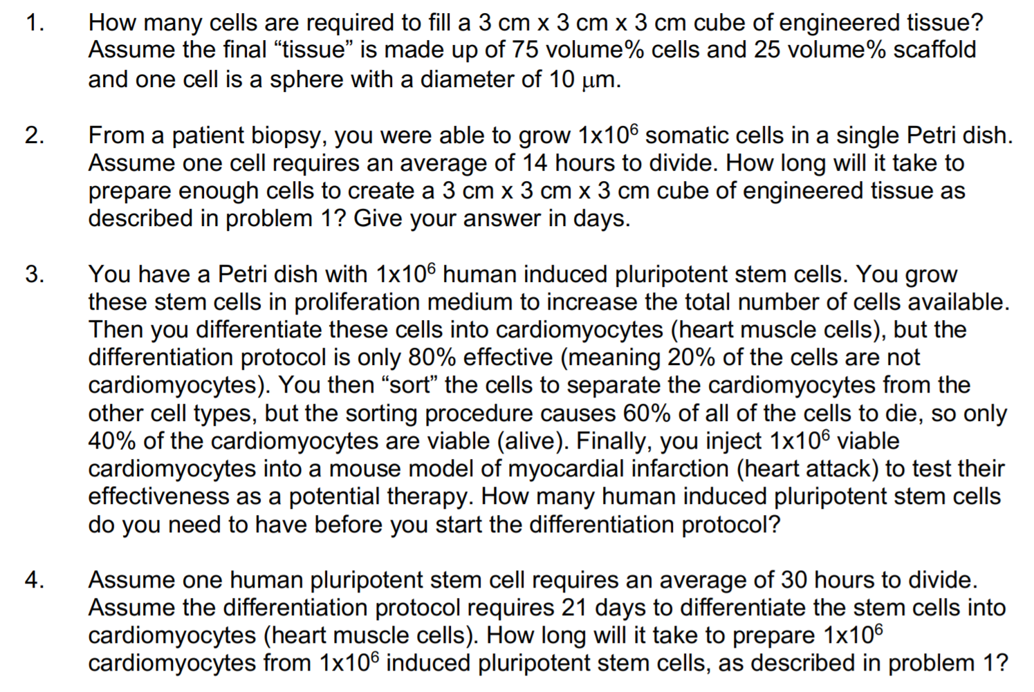 Solved problem 4 should say as described in problem 3, not | Chegg.com