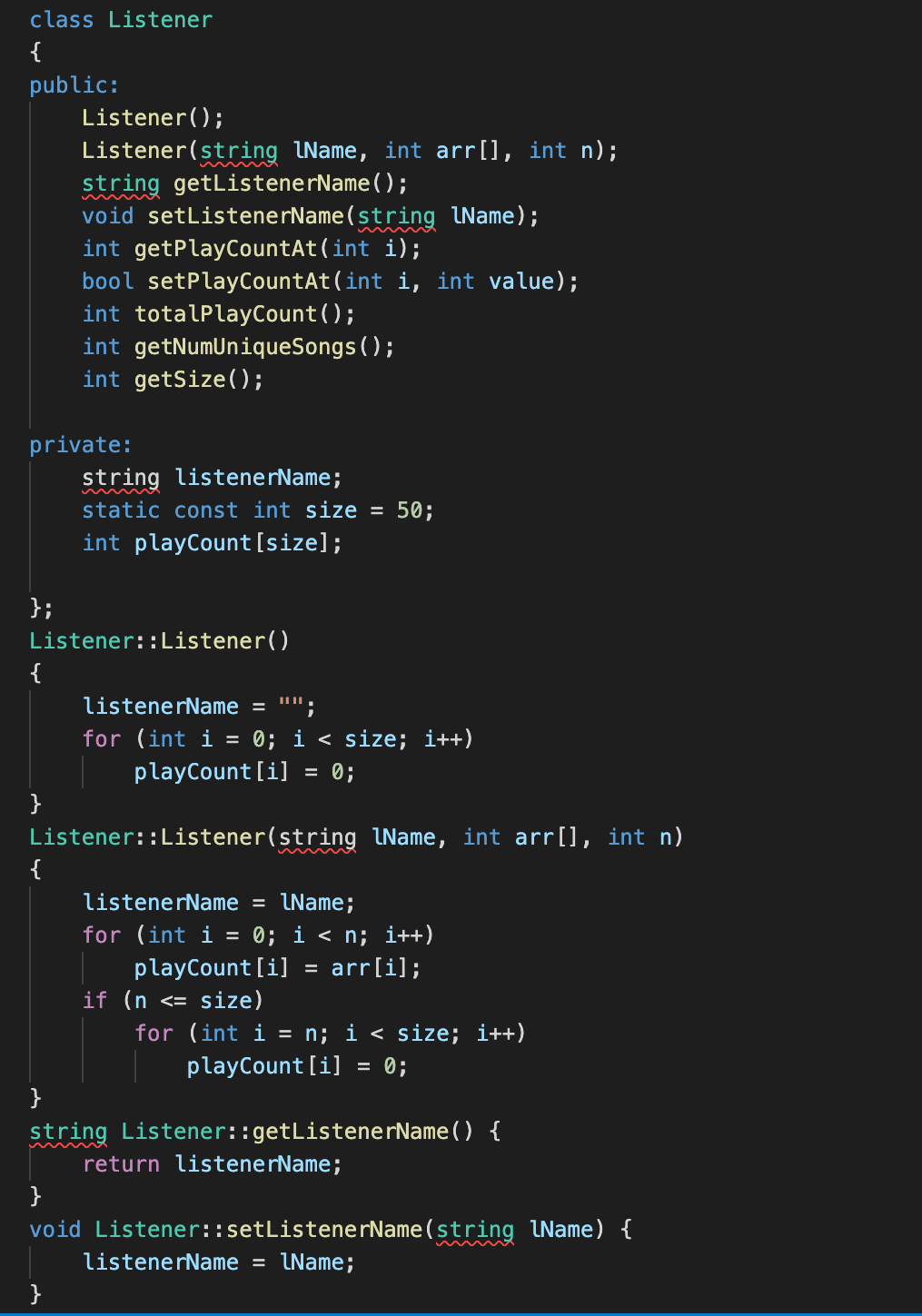 Solved O o O O o . Write a standalone function addListener | Chegg.com