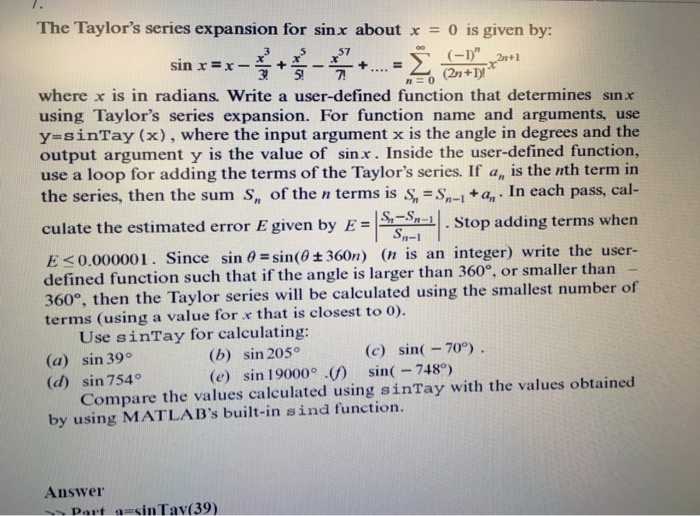 Solved Matlab help. I need to write a function and then call | Chegg.com