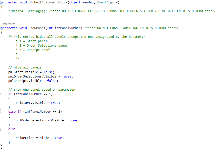 Solved Use C# and simple methods to create the following | Chegg.com