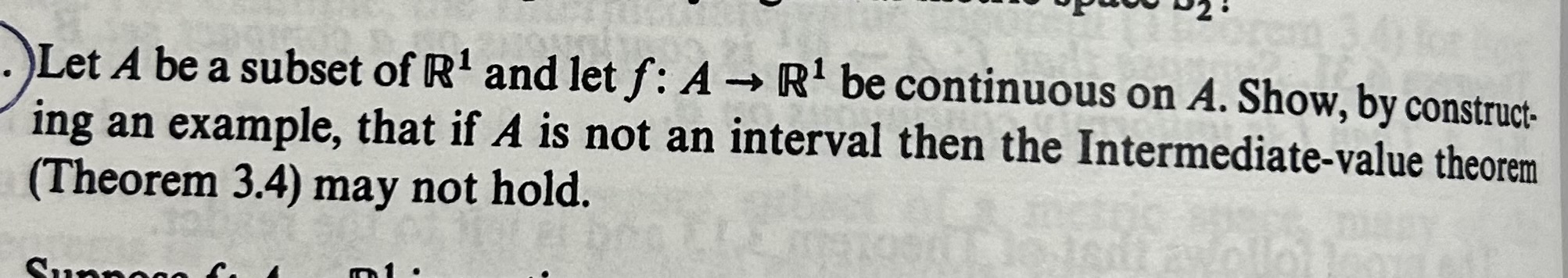 Solved Let A be a subset of R1 and let f:A→R1 be continuous | Chegg.com