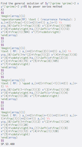 Solved Find the general solution of $y*{\prime \prime)-2 x | Chegg.com