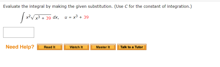 Solved Evaluate the integral by making the given | Chegg.com
