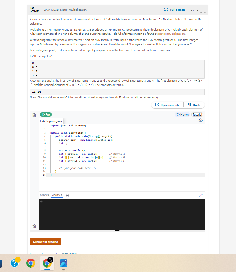 Solved A matrix is a rectangle of numbers in rows and | Chegg.com